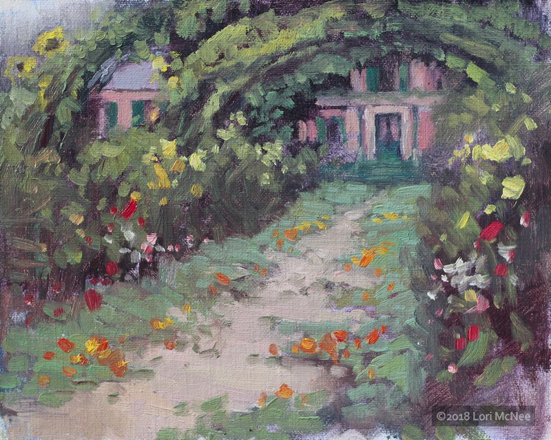 Autumn at Monet's (plein air) - Lori McNee - Fine Art & Tips