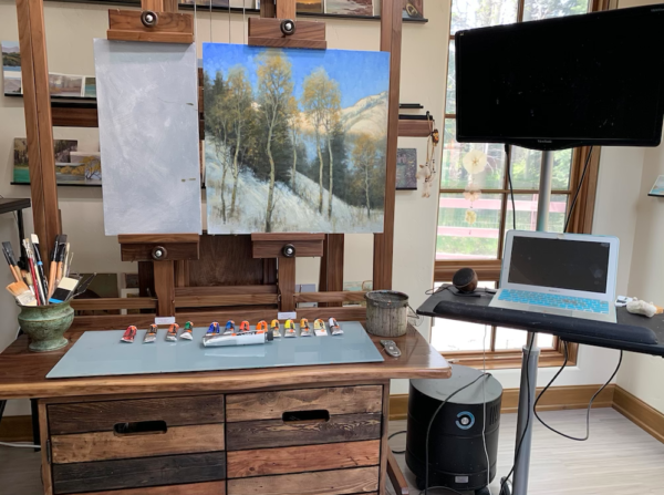 An Easy DIY Artist's Workstation